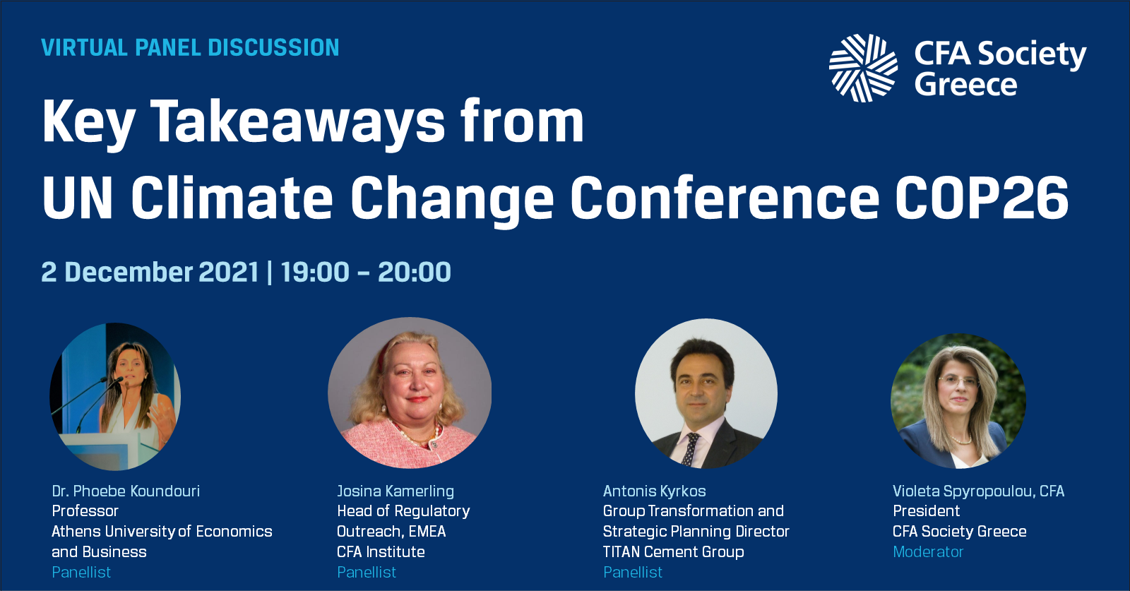 Panel Discussion | Key Takeaways from UN Climate Change Conference ...