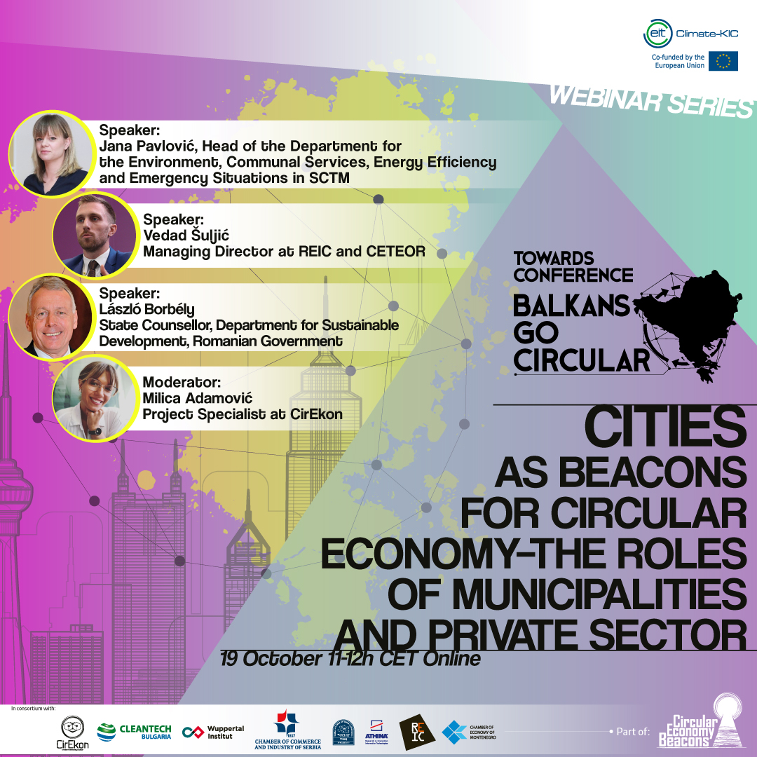CITIES AS BEACONS FOR CIRCULAR ECONOMY – THE ROLES OF MUNICIPALITIES ...